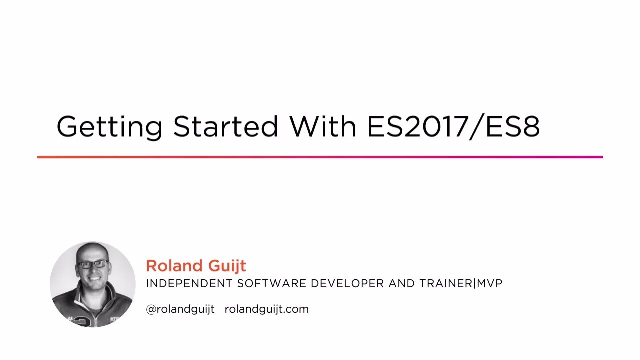 Course Preview: Getting Started with ES2017/ES8 - YouTube