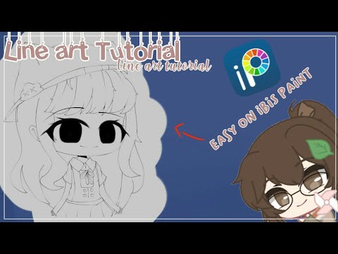 ๑. Line Art Tutorial .๑-! / On ibispaintx, Easy-!!!|Gacha Club ...
