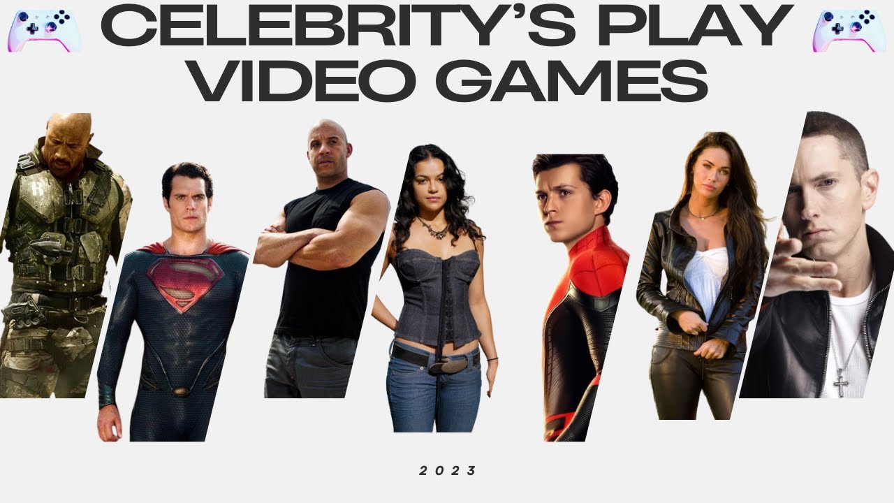 Celebrity's favorite video games 2023 - YouTube