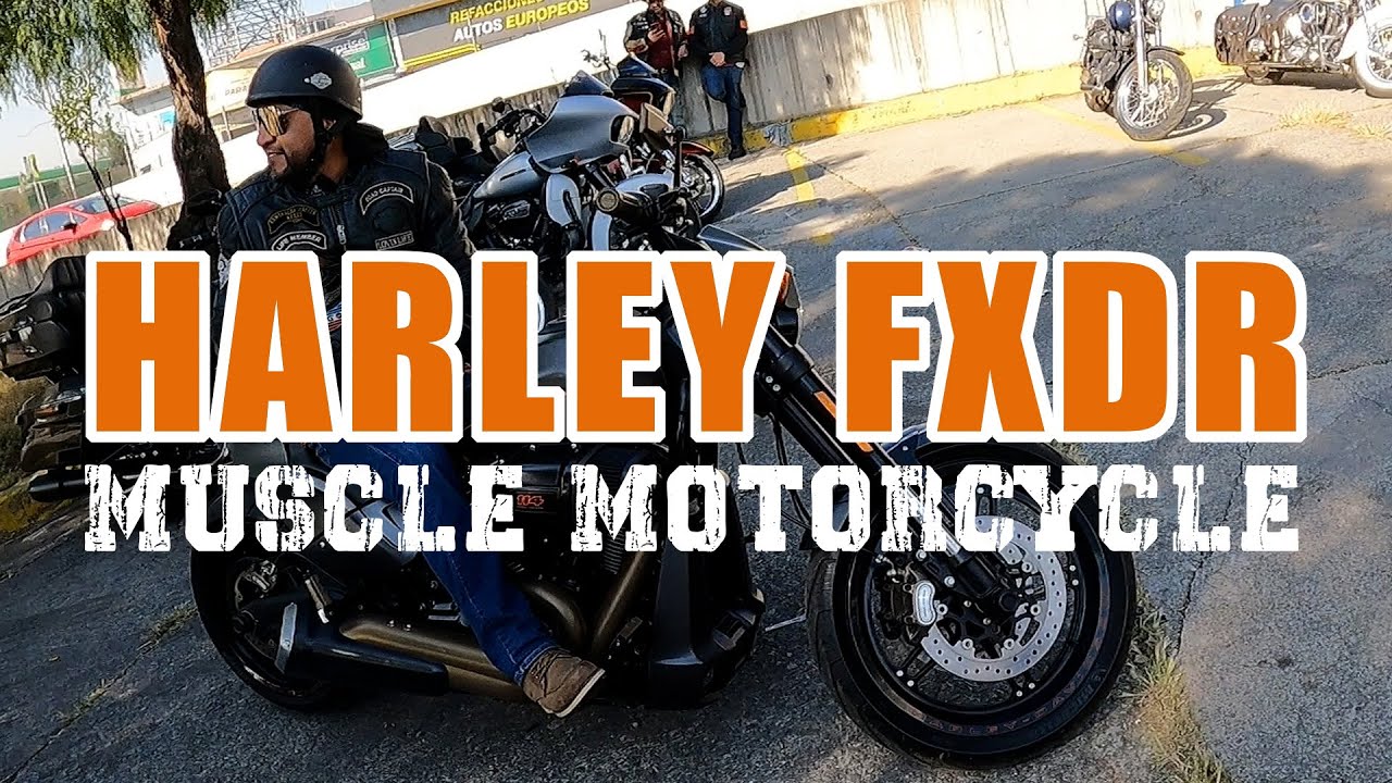 HARLEY FXDR: MUSCLE MOTORCYCLE - YouTube