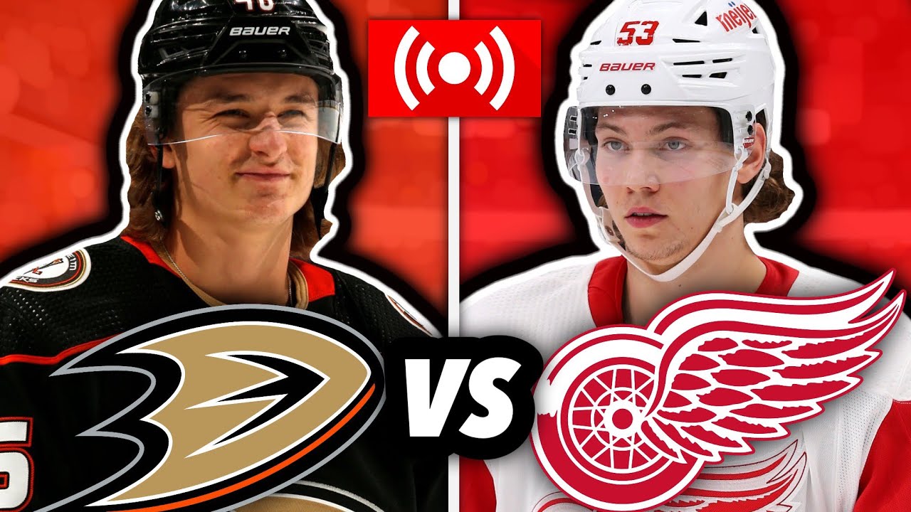 Detroit Red Wings VS Anaheim Ducks Watch Along (RAYMOND / SEIDER ...