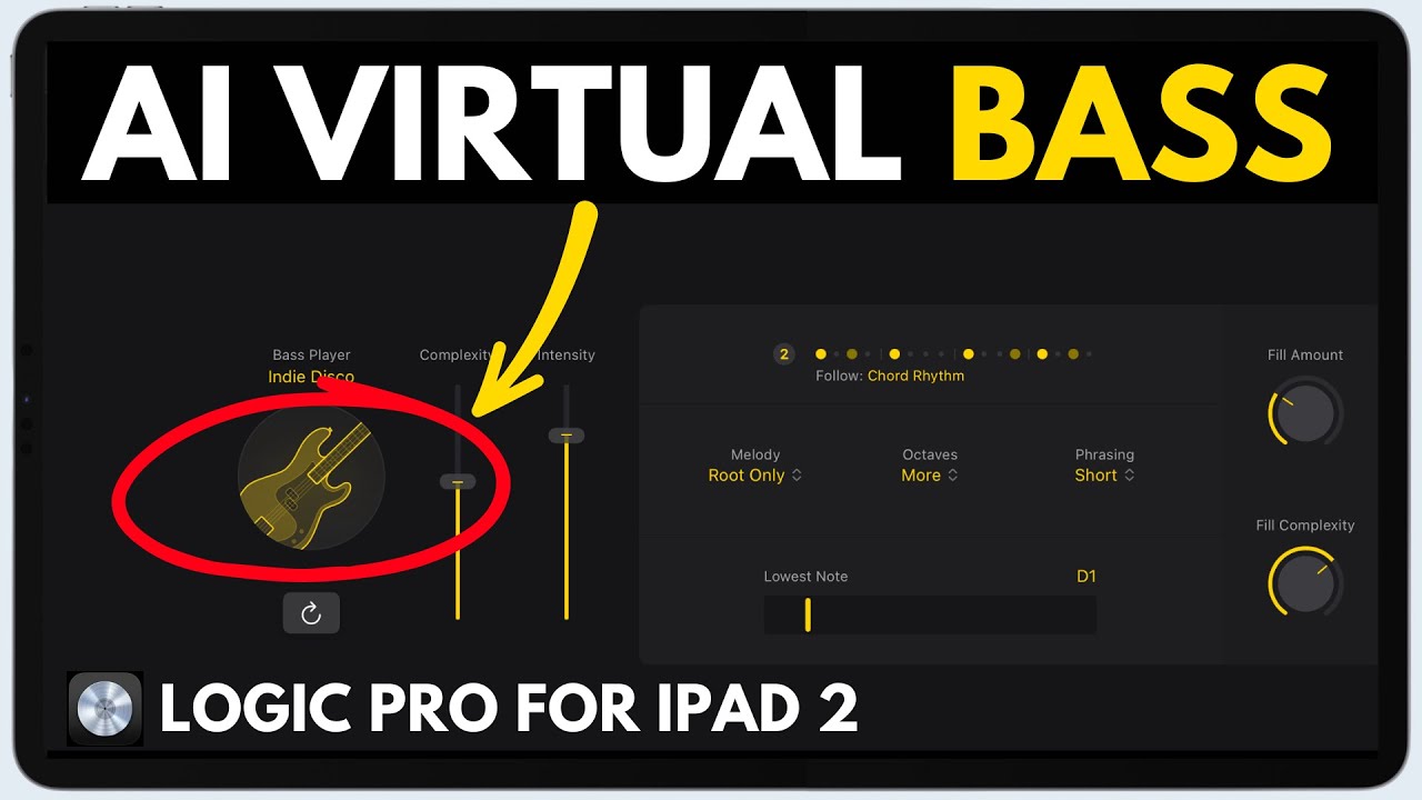 BASS PLAYER | Logic Pro for iPad 2 | New Update - YouTube