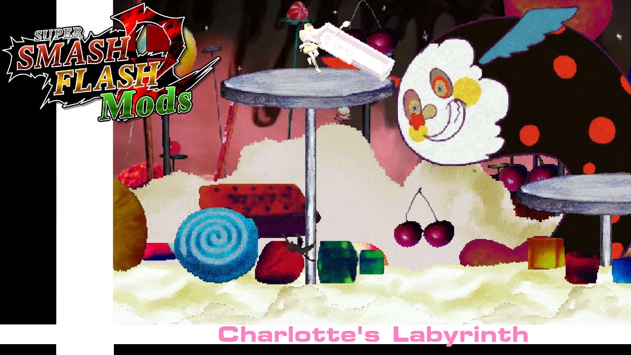 SSF2 Mods: Charlotte's Labyrinth/Dessert (Madoka Magica) Stage Release ...