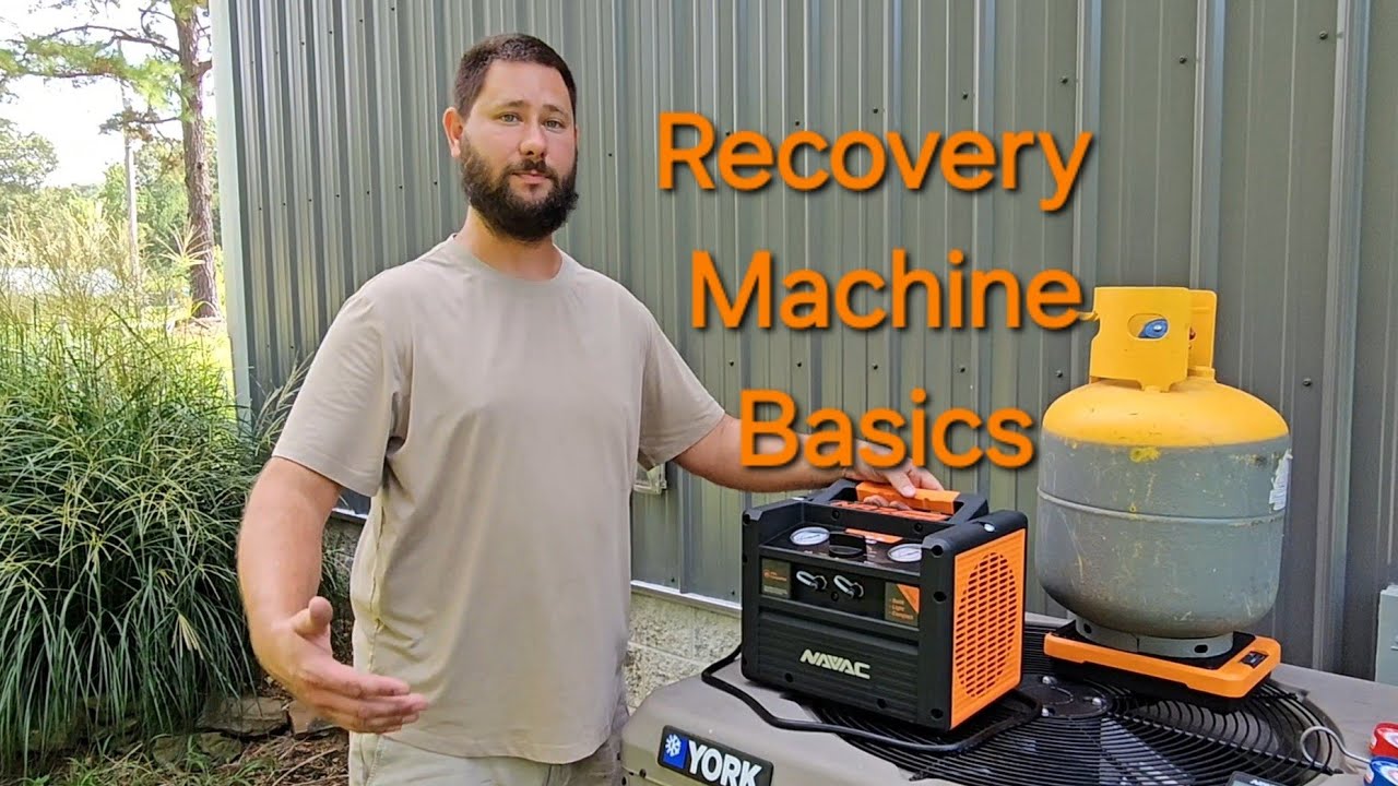 How to use a Recovery Machine: HVAC Tips for Beginners - YouTube