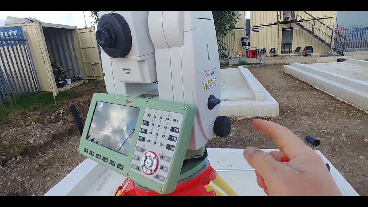 Leica TS16 with CS20 controller station setup ( resection) - limba ...