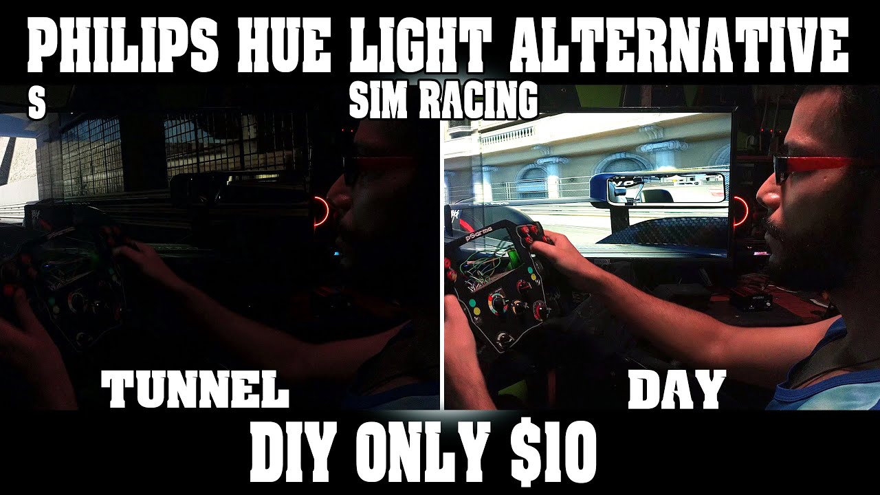 Best Sim Rig Lighting for F1 23 Racing Simulator Setup | Lighting DIY ...