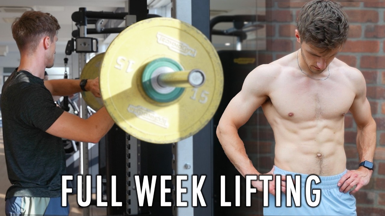 My Full Week of Lifting | Making Progress Around a Busy Life - YouTube