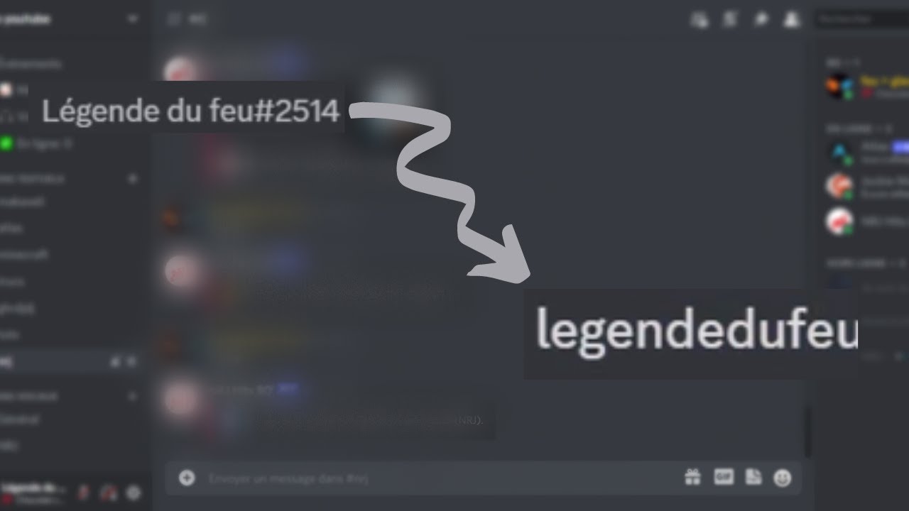 Changement de nom sur discord (nouveau hashtag) - YouTube