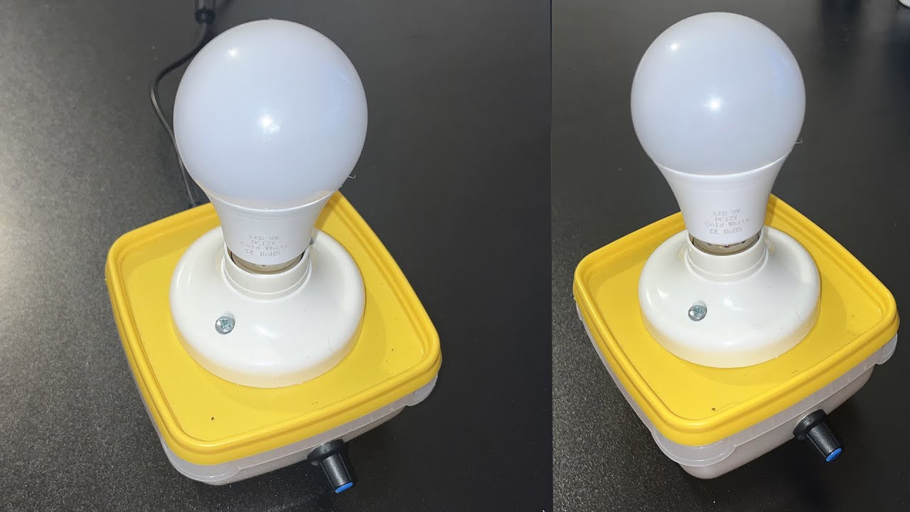 Easy DIY Adjustable Desk Lamp for Any Desk - YouTube