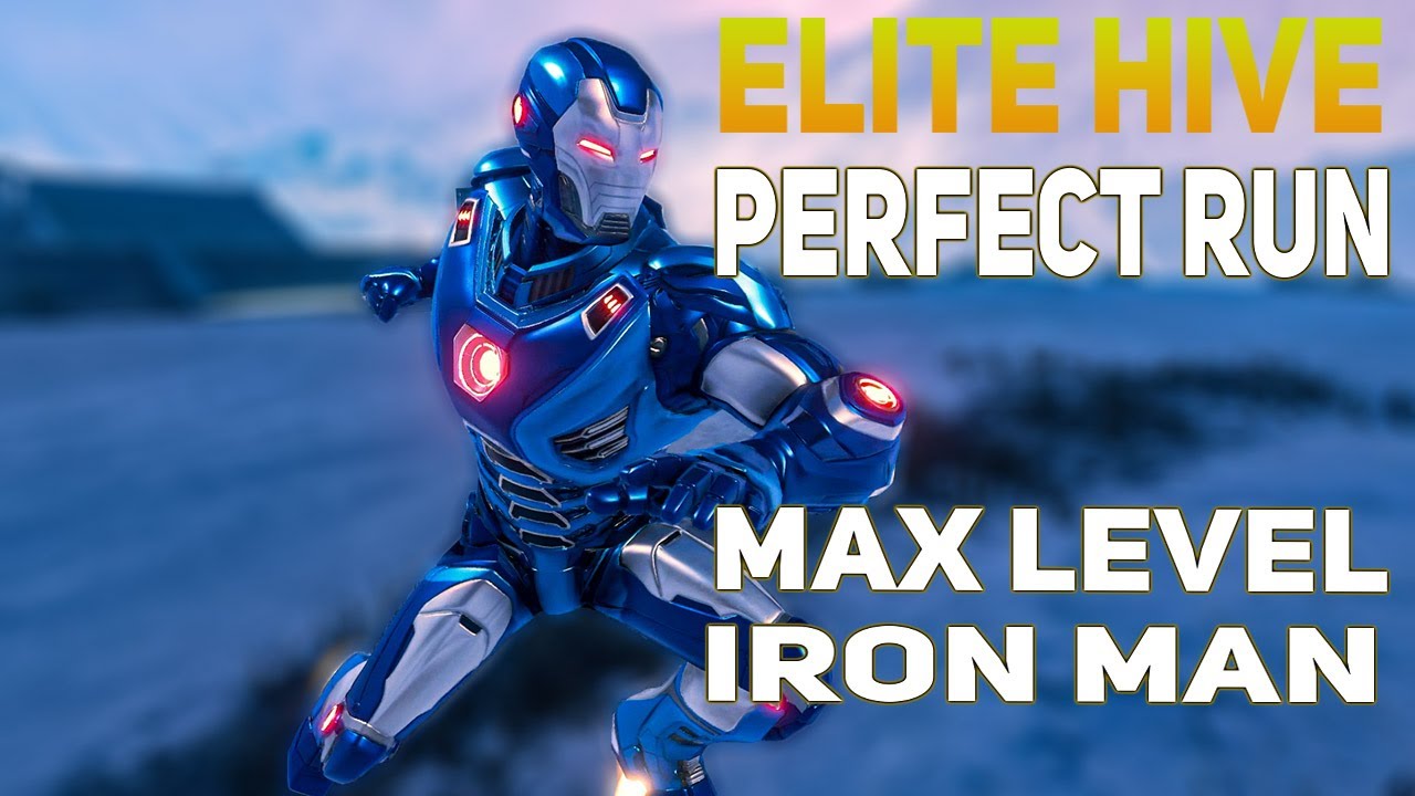 High Level Gameplay | Elite Hive | Max Level Iron Man | Marvel's ...