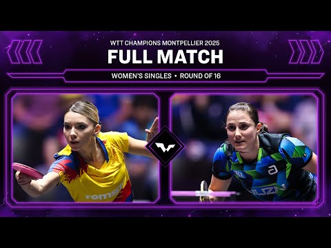 FULL MATCH | Bernadette Szocs vs Sabine Winter | WS R16 | #WTTMontpellier 2025