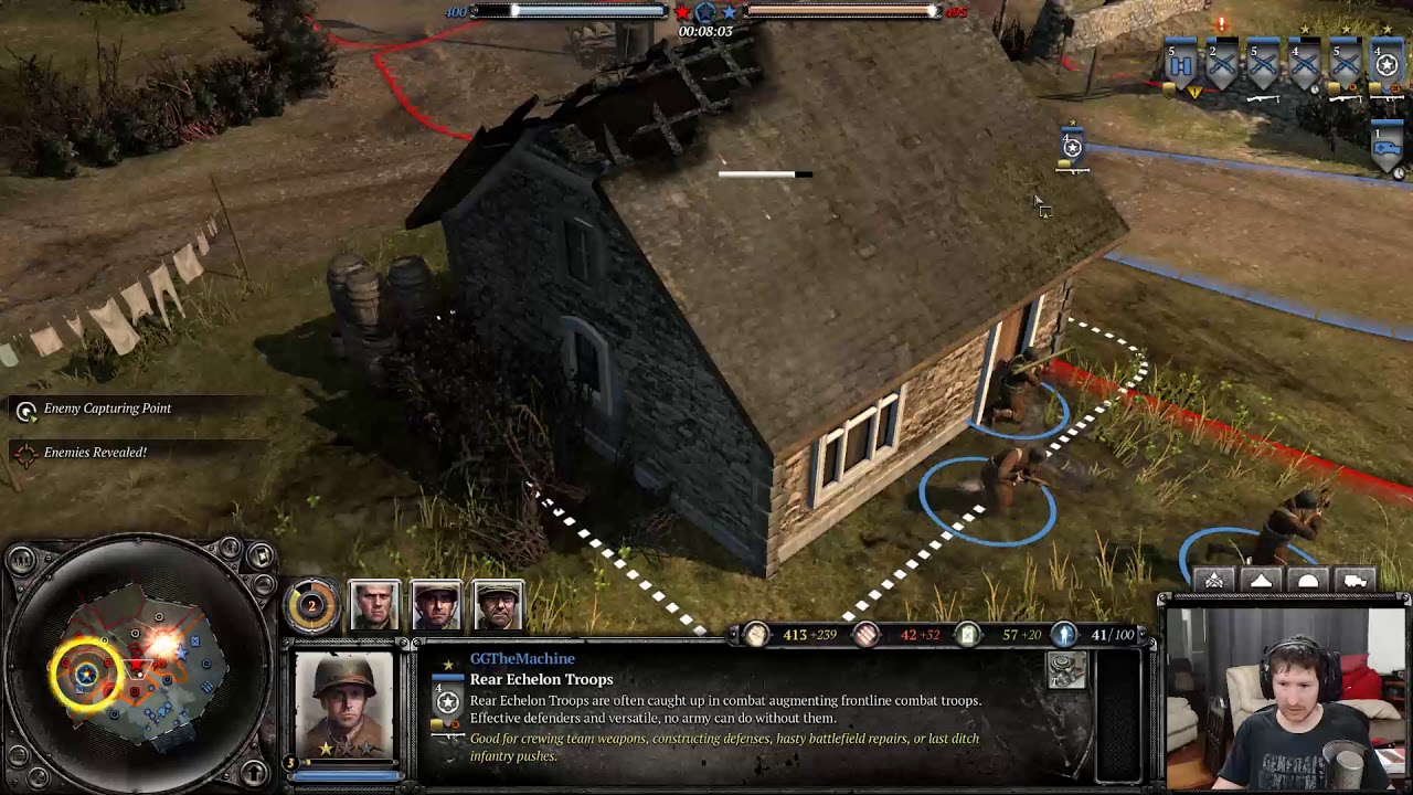 [Coh2] GGTheMachine(USF) vs Kpen(Wehrmacht) - YouTube