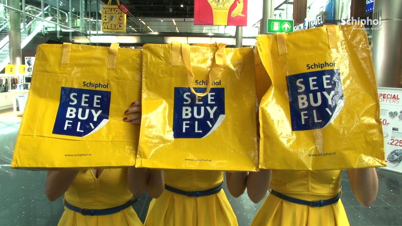 See Buy Fly-tassen al 57 jaar op Schiphol! - YouTube