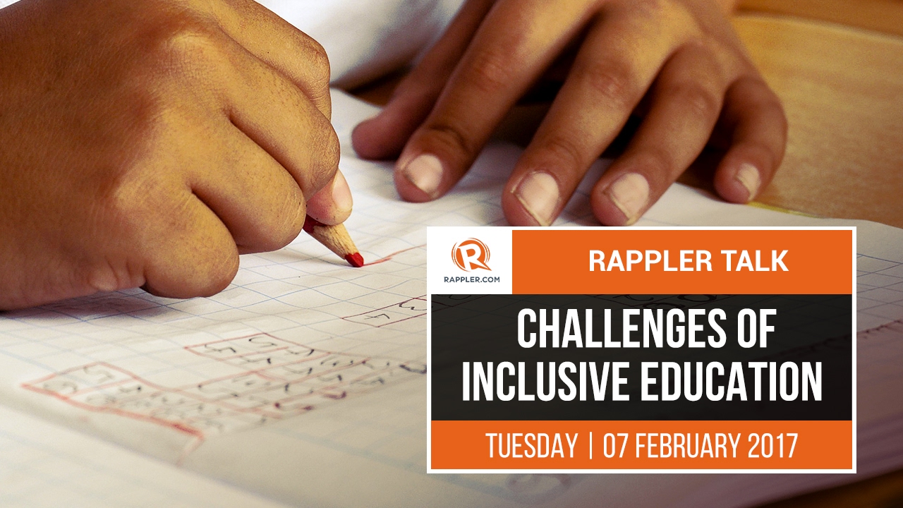 Rappler Talk: Challenges of inclusive education - YouTube