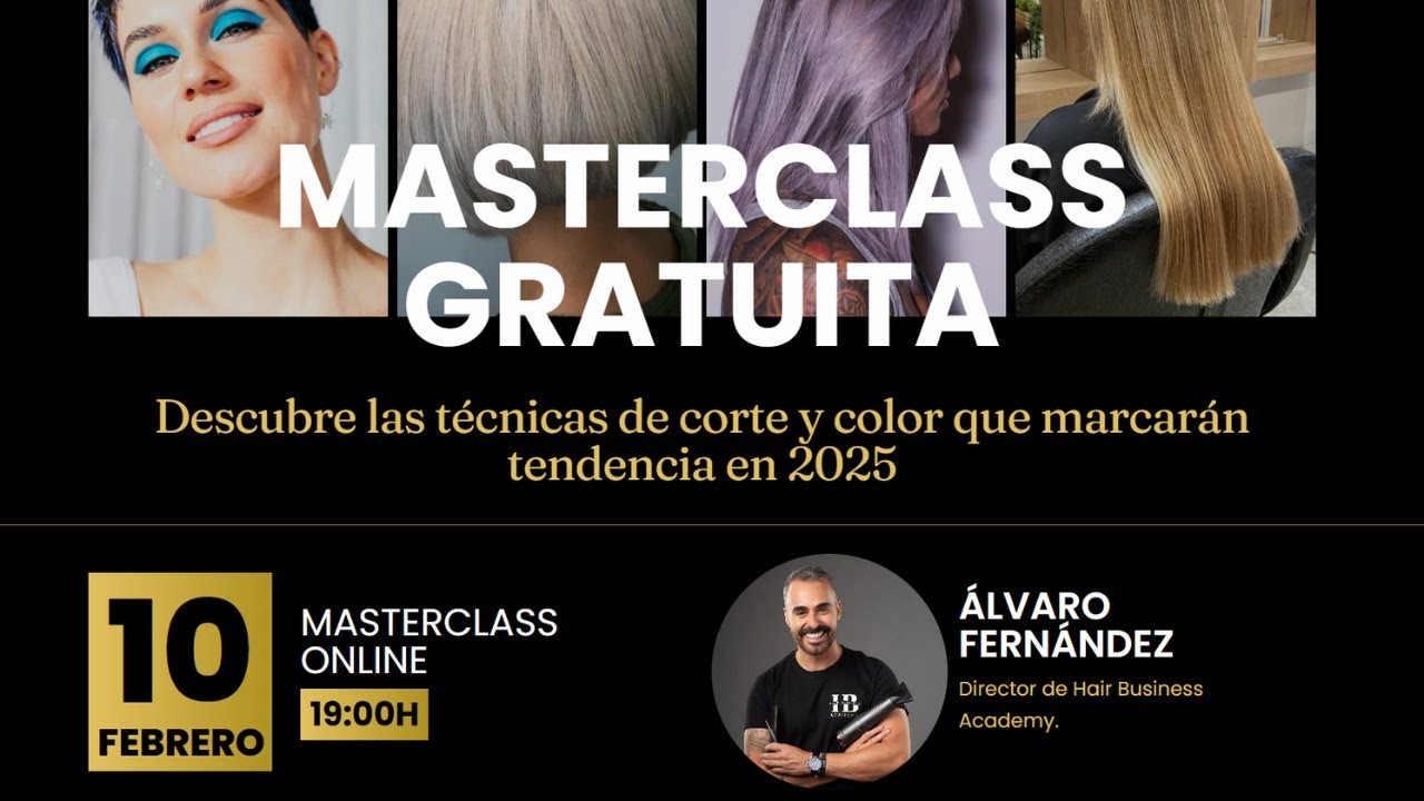 Corte y Color: las técnicas que marcan tendencia en 2025 | Masterclass gratuita - YouTube
