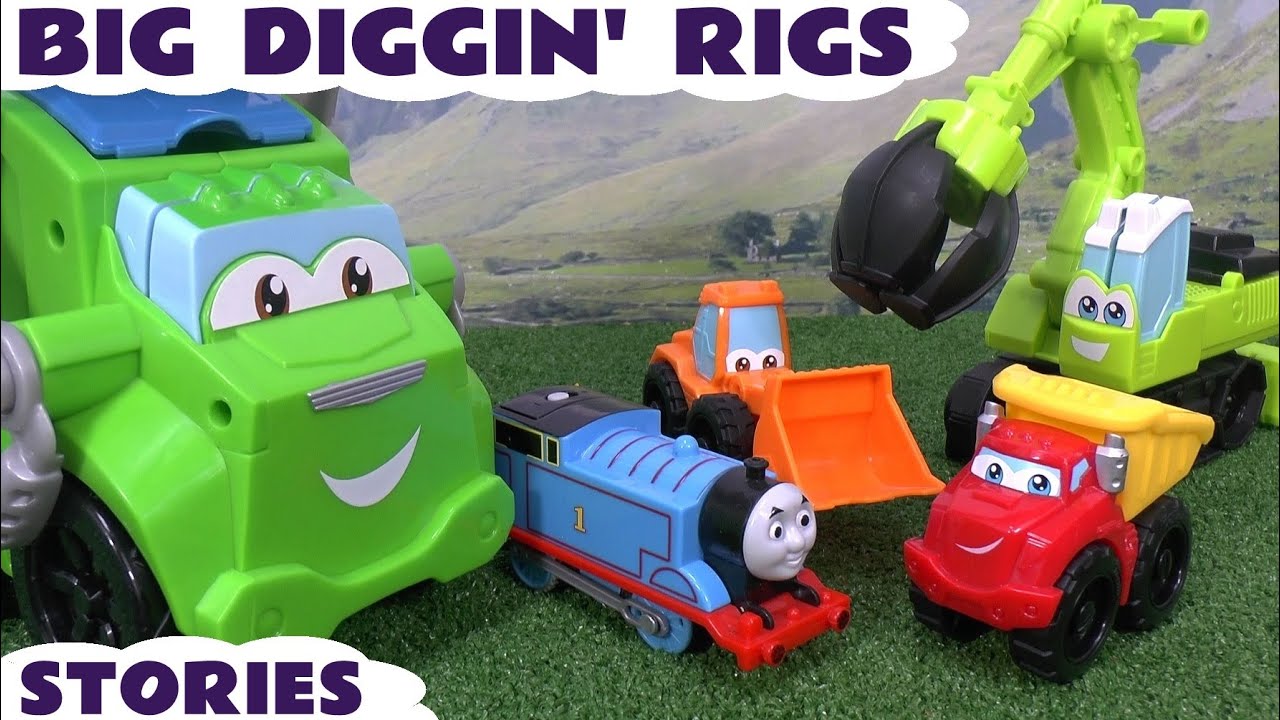 Fun Stop Motion Play Doh Diggin Rigs Stories - YouTube