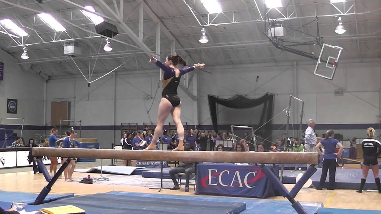 Cecelia Lorenzen ECAC's Balance Beam @ Bridgeport 2013 - YouTube