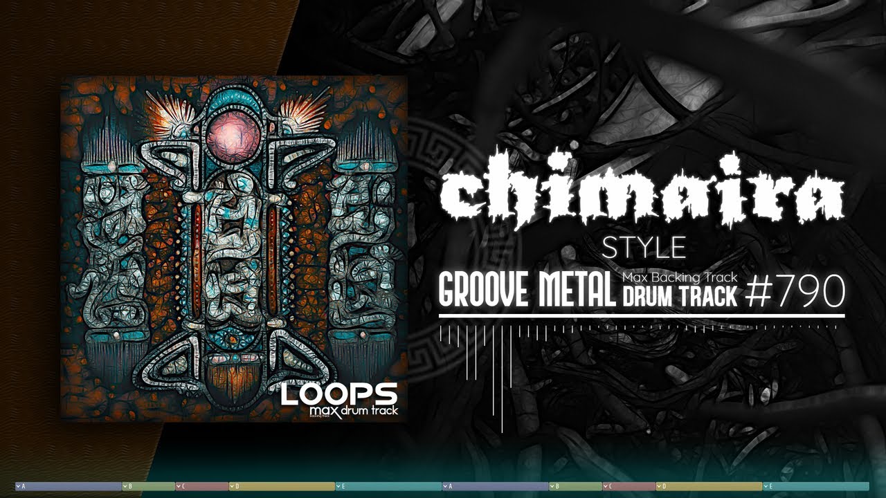 Groove Metal Drum Track / Chimaira Style / 180 bpm - YouTube