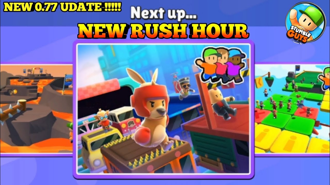 NEW RUSH HOUR MAP AND BLOCK DASH UPDATE 0.77 | GOOD MAPS | - YouTube