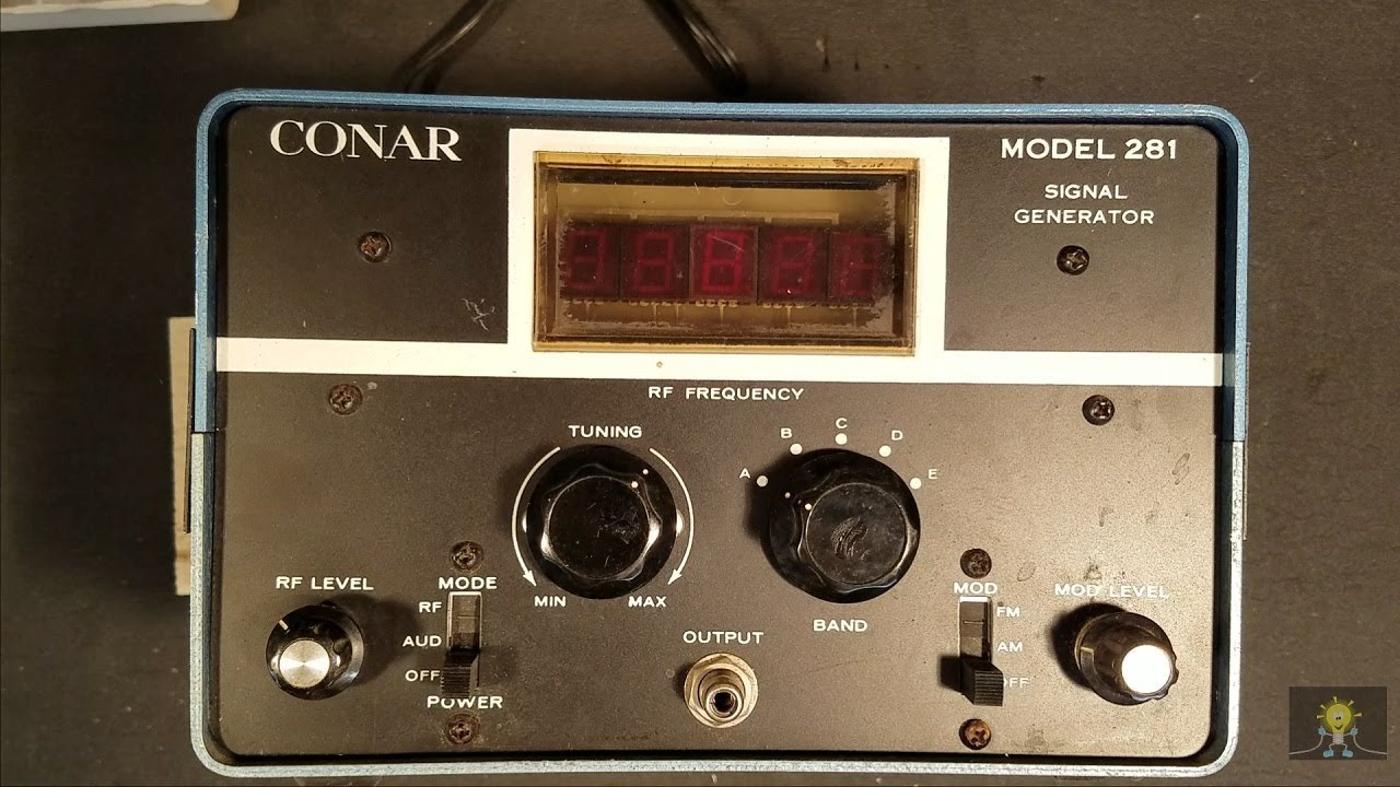005 Conar 281 282 AM FM RF Signal Generator - YouTube