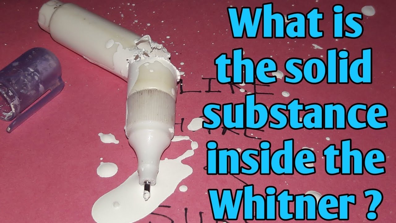 What is the solid substance inside the whitener ? || सफेदे के अंदर ठोस ...