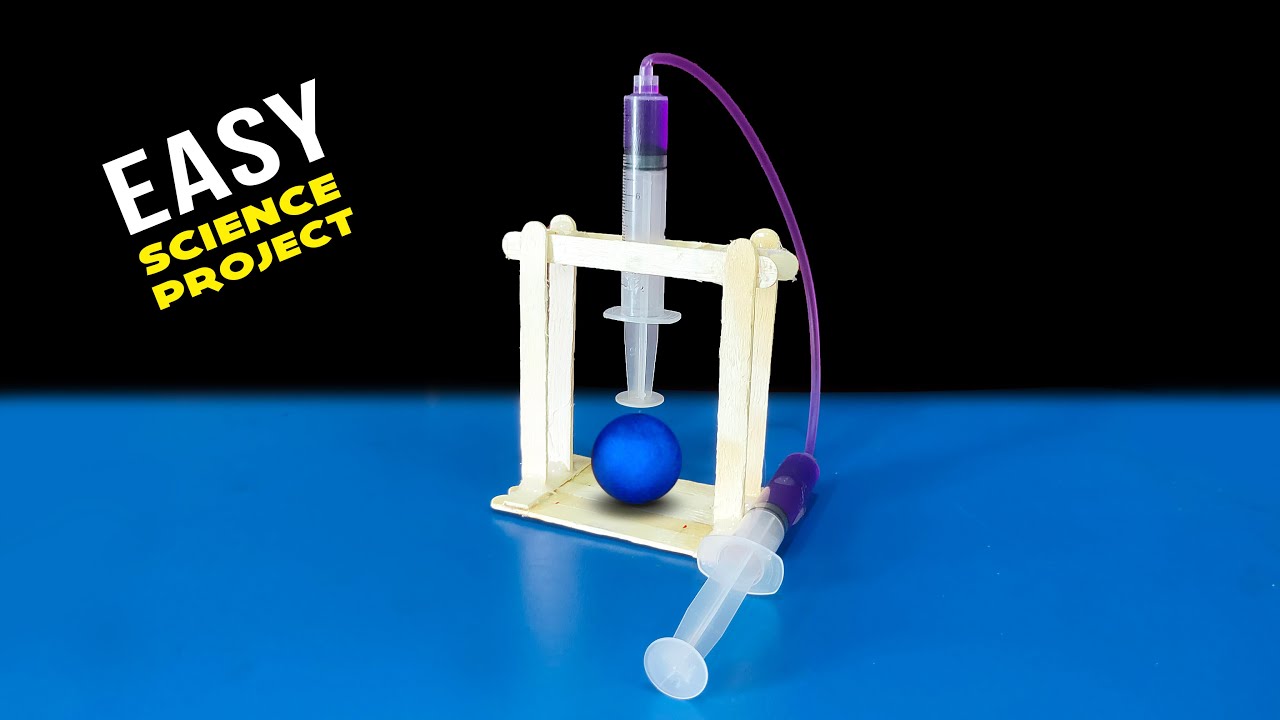 How to Make a Mini Hydraulic Press | Making a Hydraulic Press with a ...