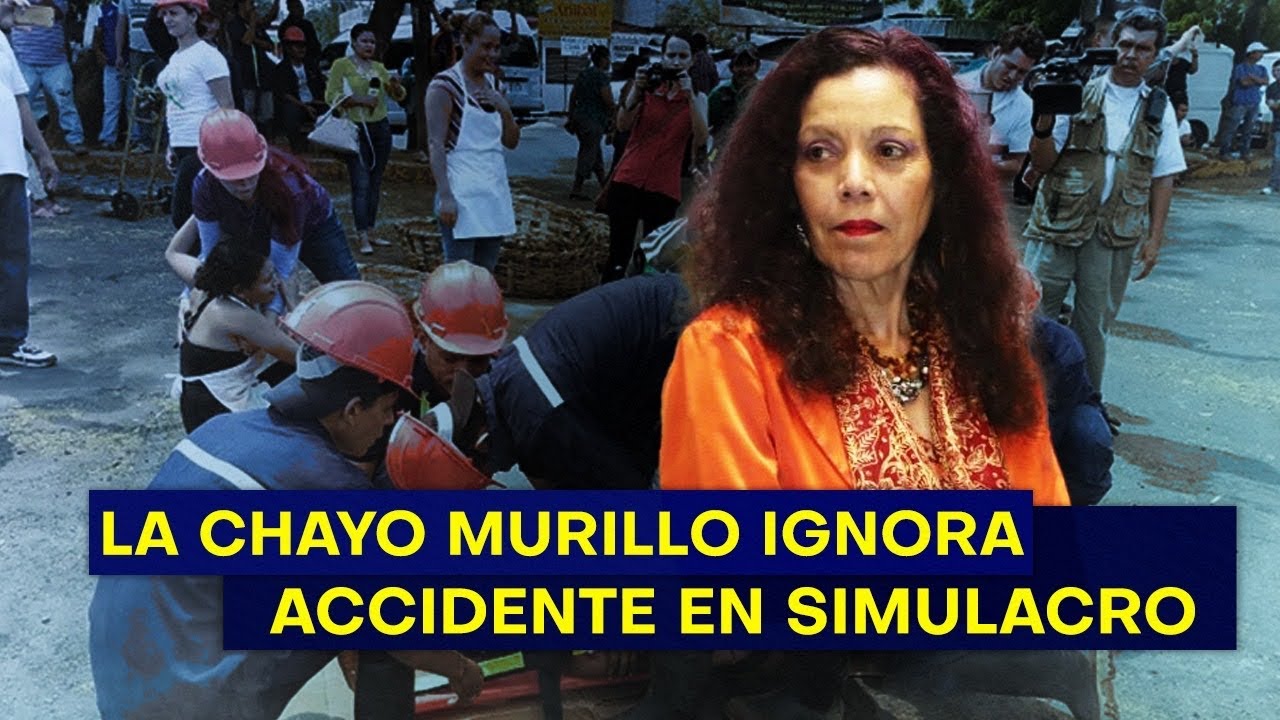 Chayo Murillo ignora accidente en Simulacro Nacional - YouTube