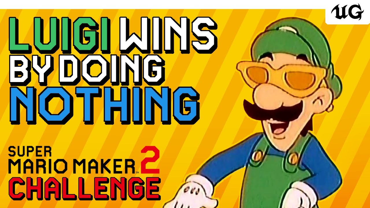 🛠️ SMM2 CHALLENGE - Luigi wins by doing absolutely nothing《1》@giulytsme ...