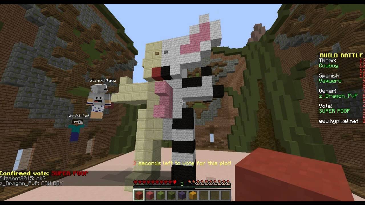build battle ''tarta de bodas minecraftiana'' - YouTube