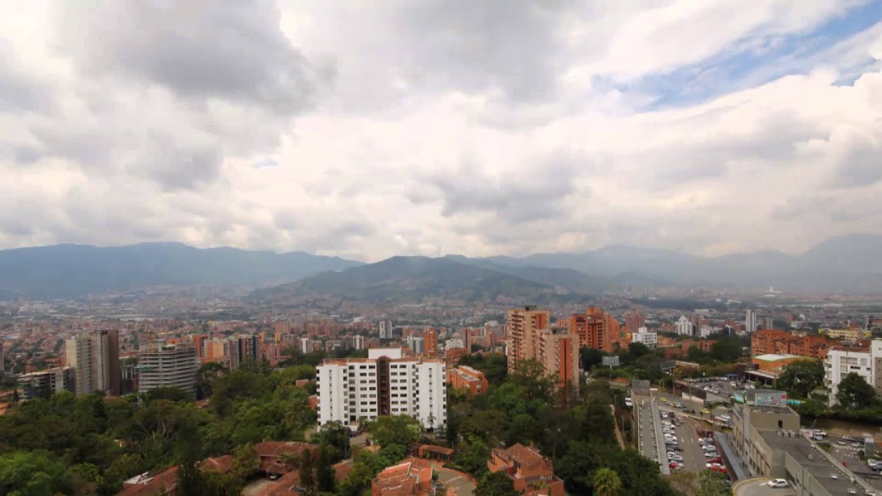 The View Here in Medellin, Colombia in Time Lapse - YouTube