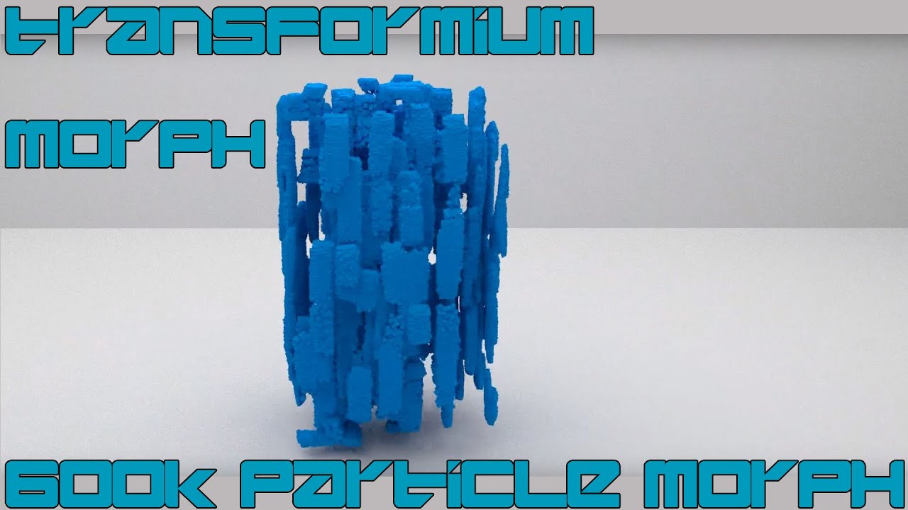 Blender 'Transformium' - 600K Keyed Particles - YouTube