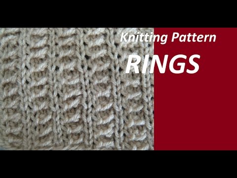 Kniting Pattern **** RINGS *** - YouTube