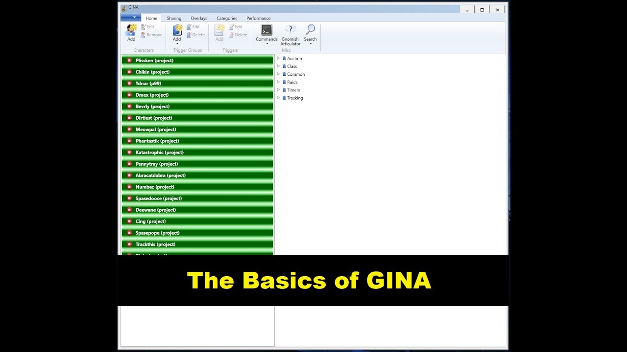 Tutorial: The basics of using GINA - YouTube