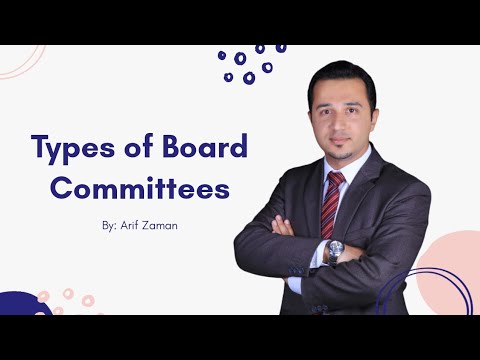 Types of Board Committees - YouTube