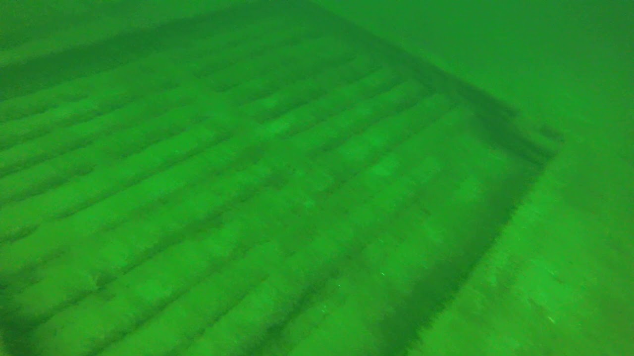 Large Submerged Pier on Pine Lake. Chenequa, WI - YouTube
