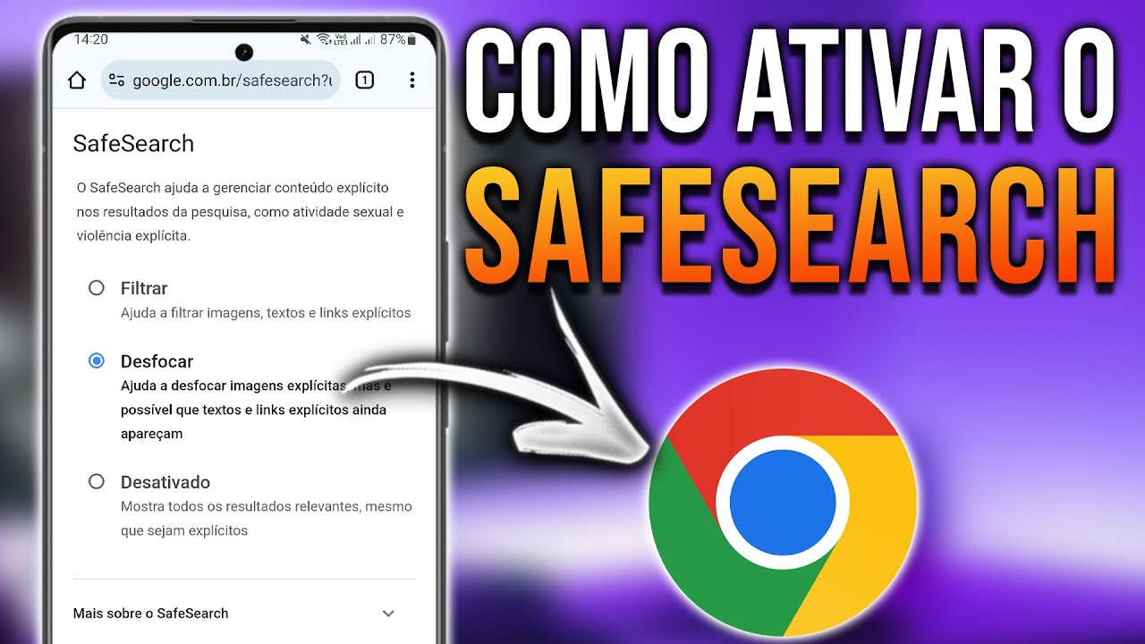 Como ativar SafeSearch no celular - YouTube
