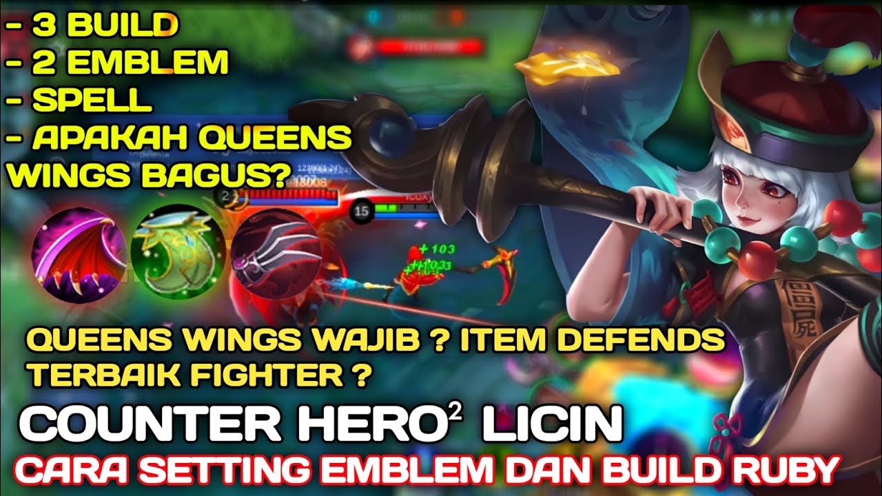 NEW PATCH 1.7.34-CARA SETTING EMBLEM DAN BUILD RUBY TANK TERKUAT 2022 ...