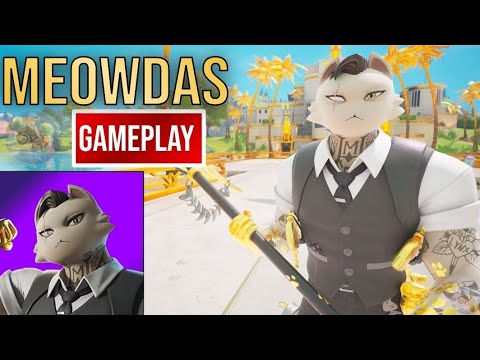 New Meowdas Skin Gameplay (Fortnite) - YouTube