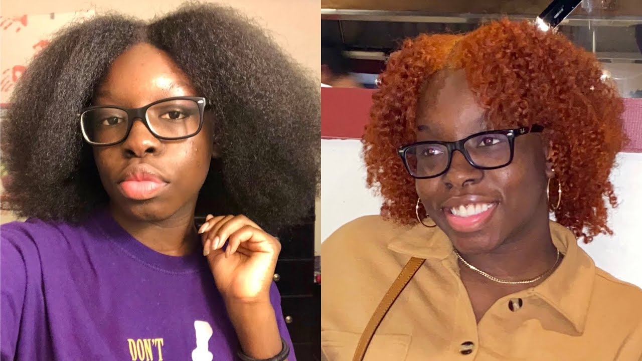 Bleaching & Dyeing My Natural Hair | Adore Cajun Spice - YouTube