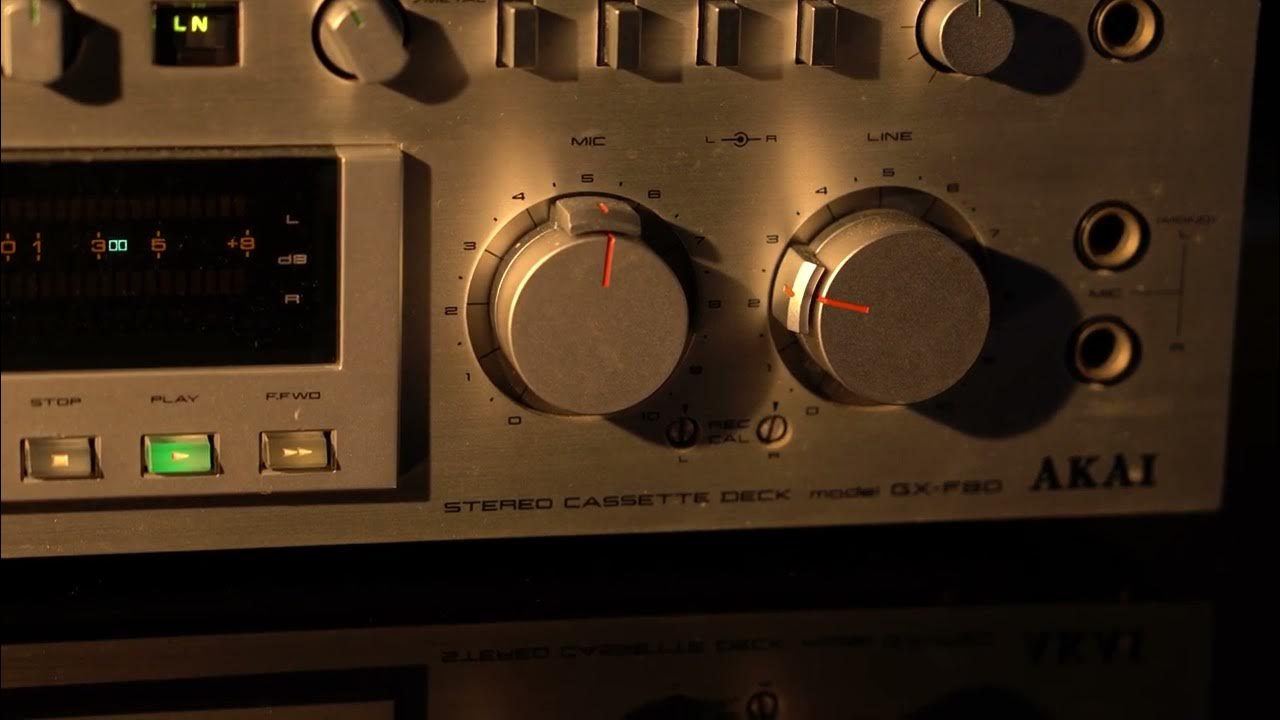 Akai GX-F90 Stereo Cassette Deck - YouTube