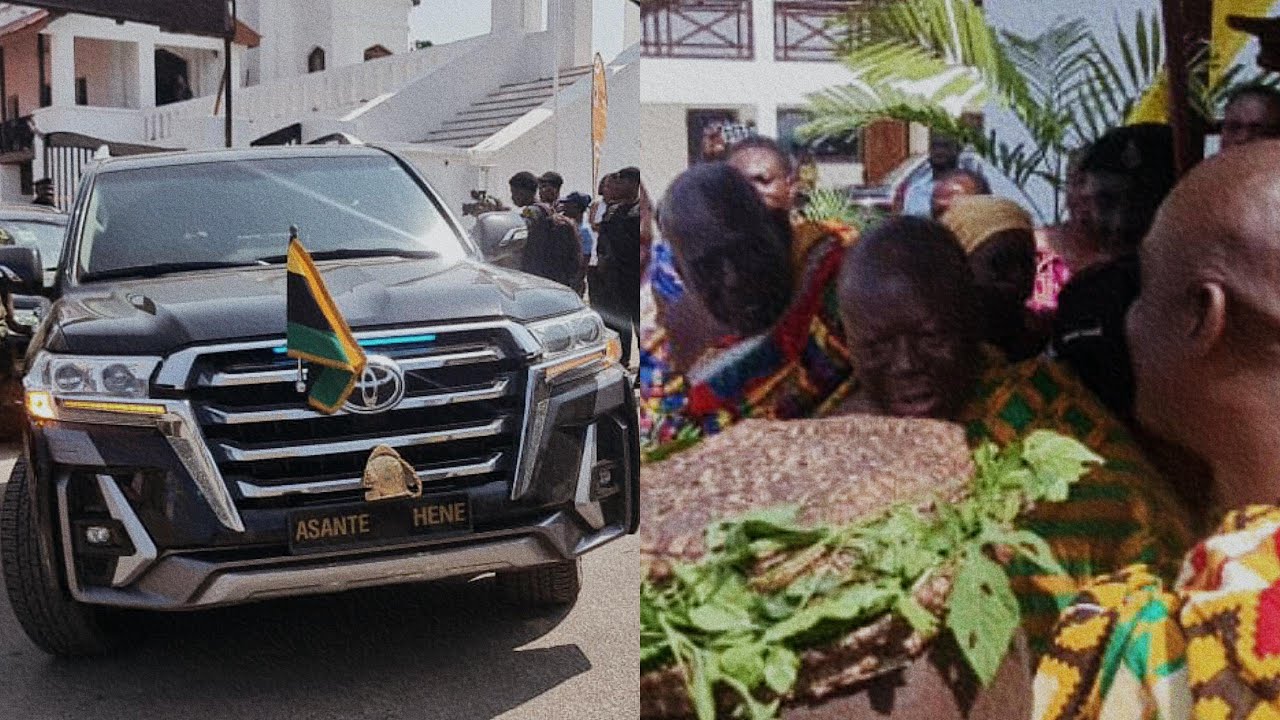 Otumfour's royal visit to the Oguaa traditional area, for Oguaa Fetu ...
