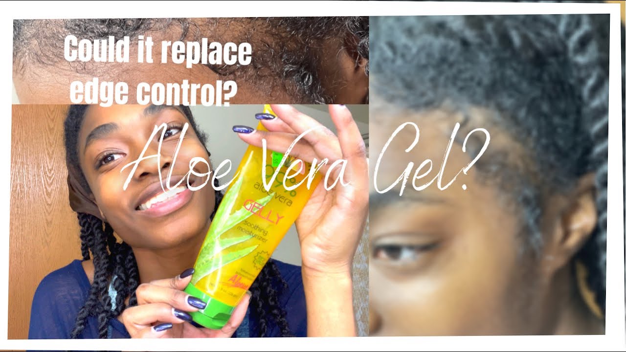 Vlogmas Day 2 | I used ALOE VERA gel on my edges| This is what happened ...