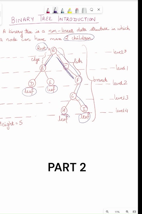 Binary Tree Introduction Shorts Binarytree Youtube
