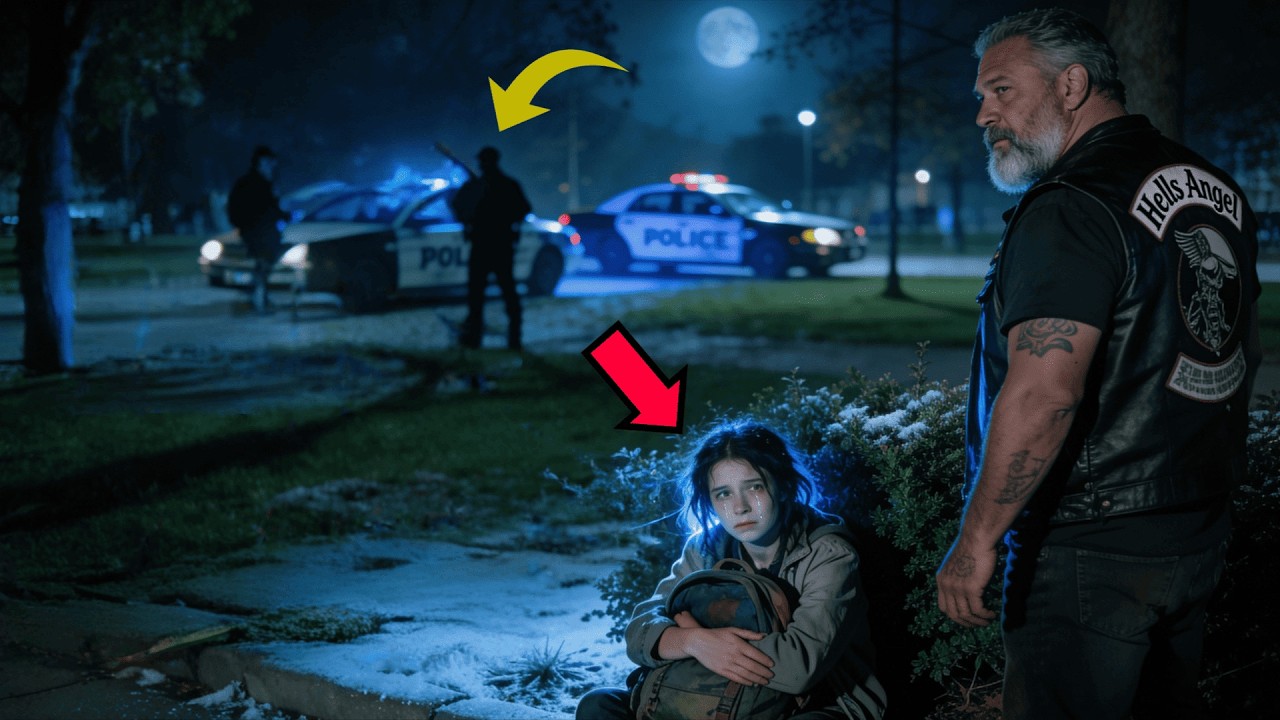 SHE WAS CRYING QUIETLY OUTSIDE… Until a Hells Angel Biker Saw Her Eyes ...