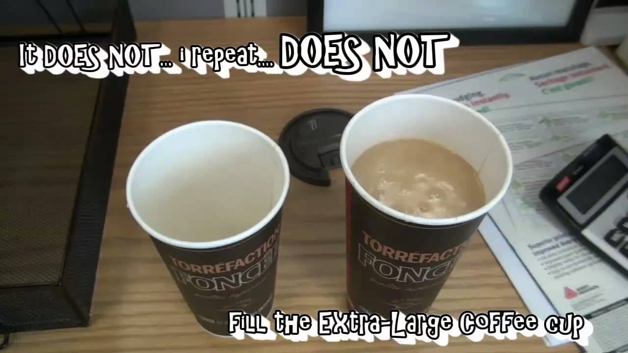 Tim hortons cup sizes is not a SCAM... don't mess with my tims - YouTube