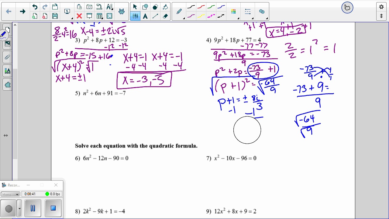 Quadratic Formula and CTS Study Guide - YouTube