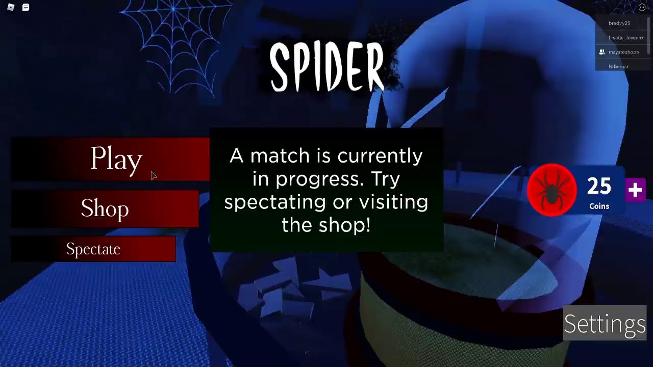 🔴 ROBLOX LIVE | Spider horror game - YouTube