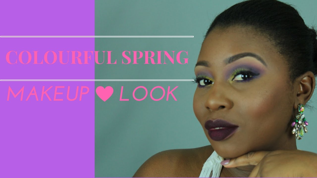 Colourful Spring Makeup Look | Candy WorldTV - YouTube