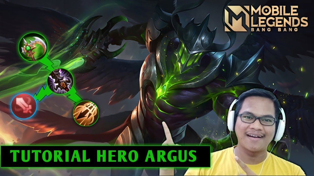Tutorial Penjelasan Skill Hero Argus + Gameplay Mobile Legend Indonesia ...
