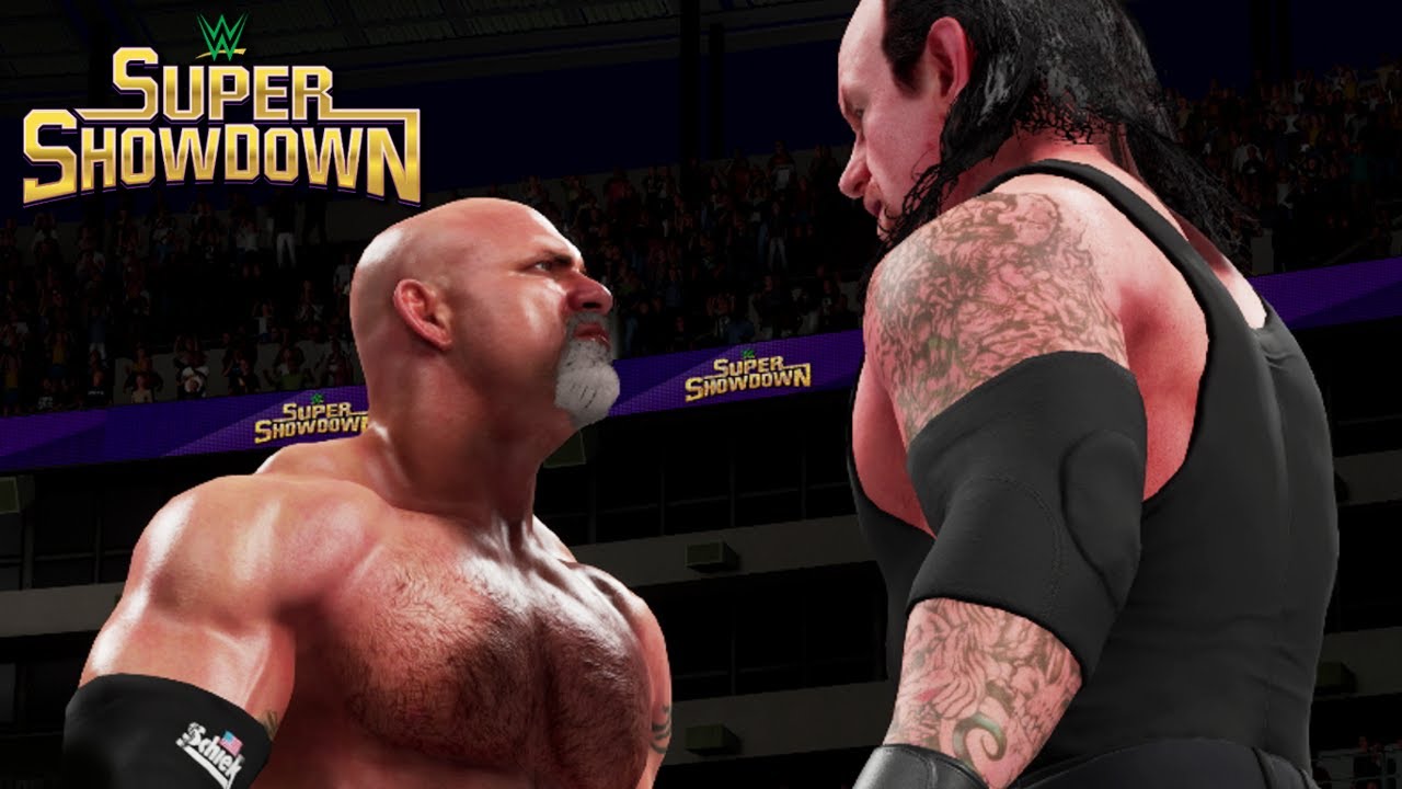 WWE Super ShowDown Goldberg vs The Undertaker - Epic Match (WWE 2K19 ...